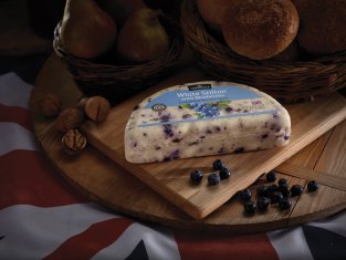 Peacock Cheese - White Stilton With Blueberry