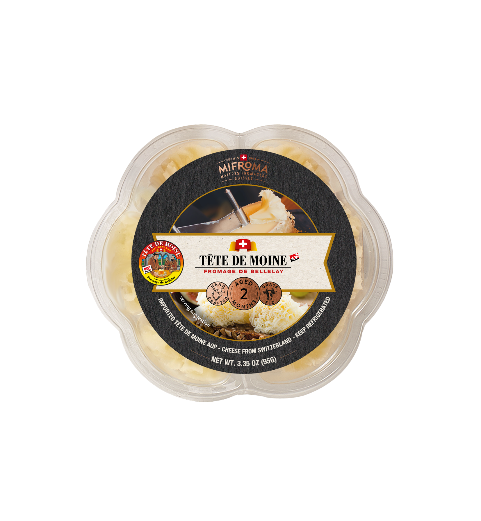 Peacock Cheese - Tete de Moine Rosettes