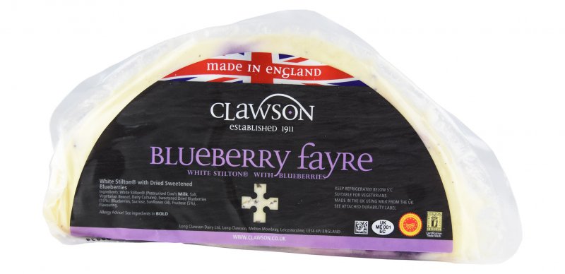 Peacock Cheese - White Stilton With Blueberry